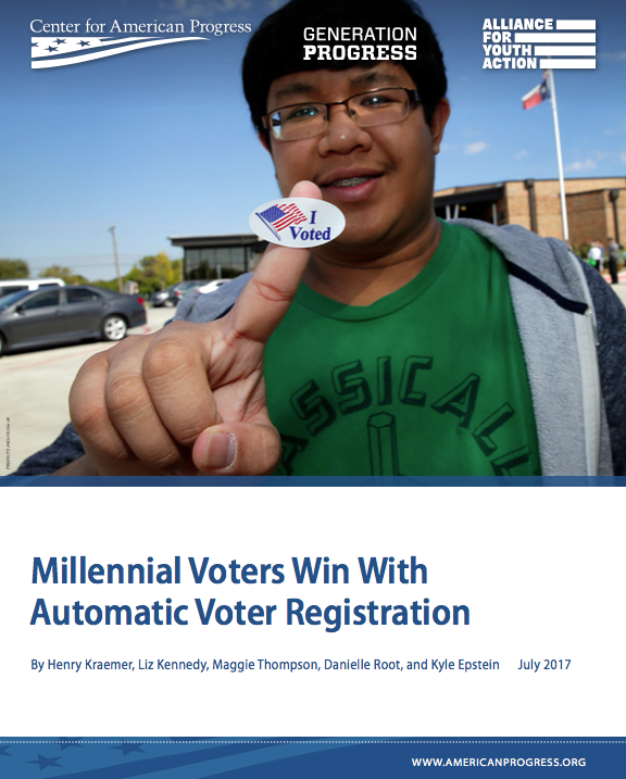 REPORT: Millennial Voters Win With Automatic Voter Registration ...